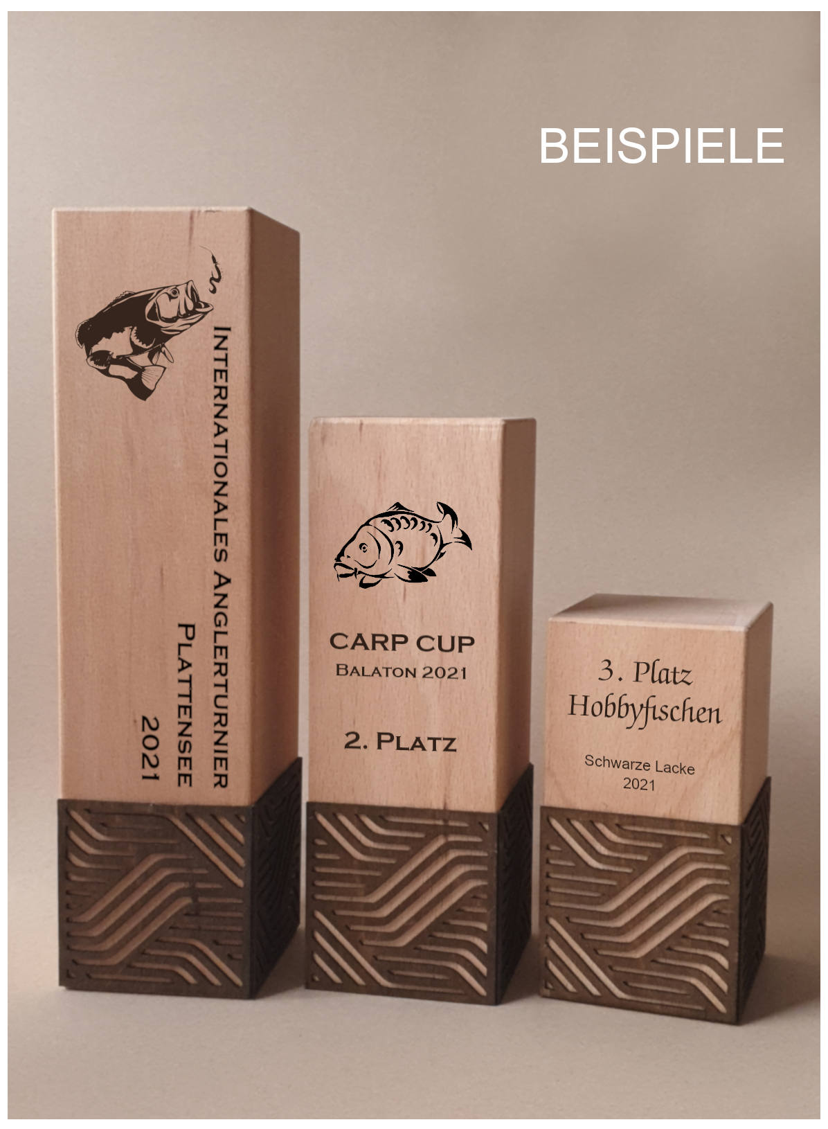 Sportpreise, Sport Trophäe für Fischen